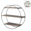 Free Shipping! Costway Hanging Storage Shelf Round Circular Wall ...