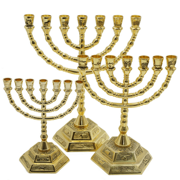Candelabro de Menorah para Shabat, Tabernáculo, adornos decorativos ...