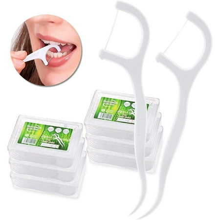 Dental Floss - 180 Pcs Dental Floss, Dental Floss Sticks Disposable ...