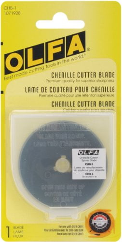 OLFA 1071928 CHB-1 Chenille Cutter UltraSharp Black Blade, 1-Pack ...