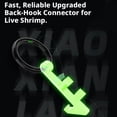 Agiufgs 5 Pack Fishing Hooks High Carbon Steel Size, Luminous Green ...