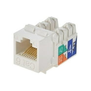 [UL Listed] Cable Matters 25-Pack Cat6 RJ45 Keystone Jack (Cat 6 / Cat6 ...