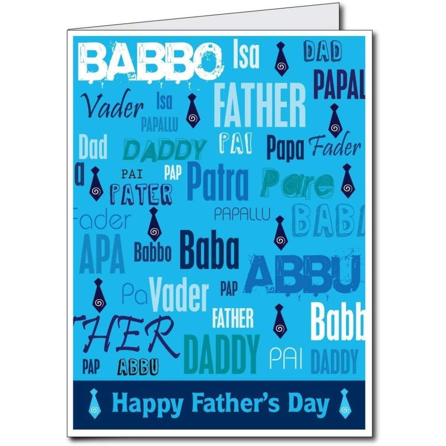 Bilot Jumbo Greeting Cards: Giant Father's Day Card with Envelope ...