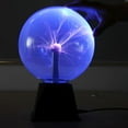 HIBIBUD Creative Lightning Ball Plasma Lamp Touch Sound Control Night ...