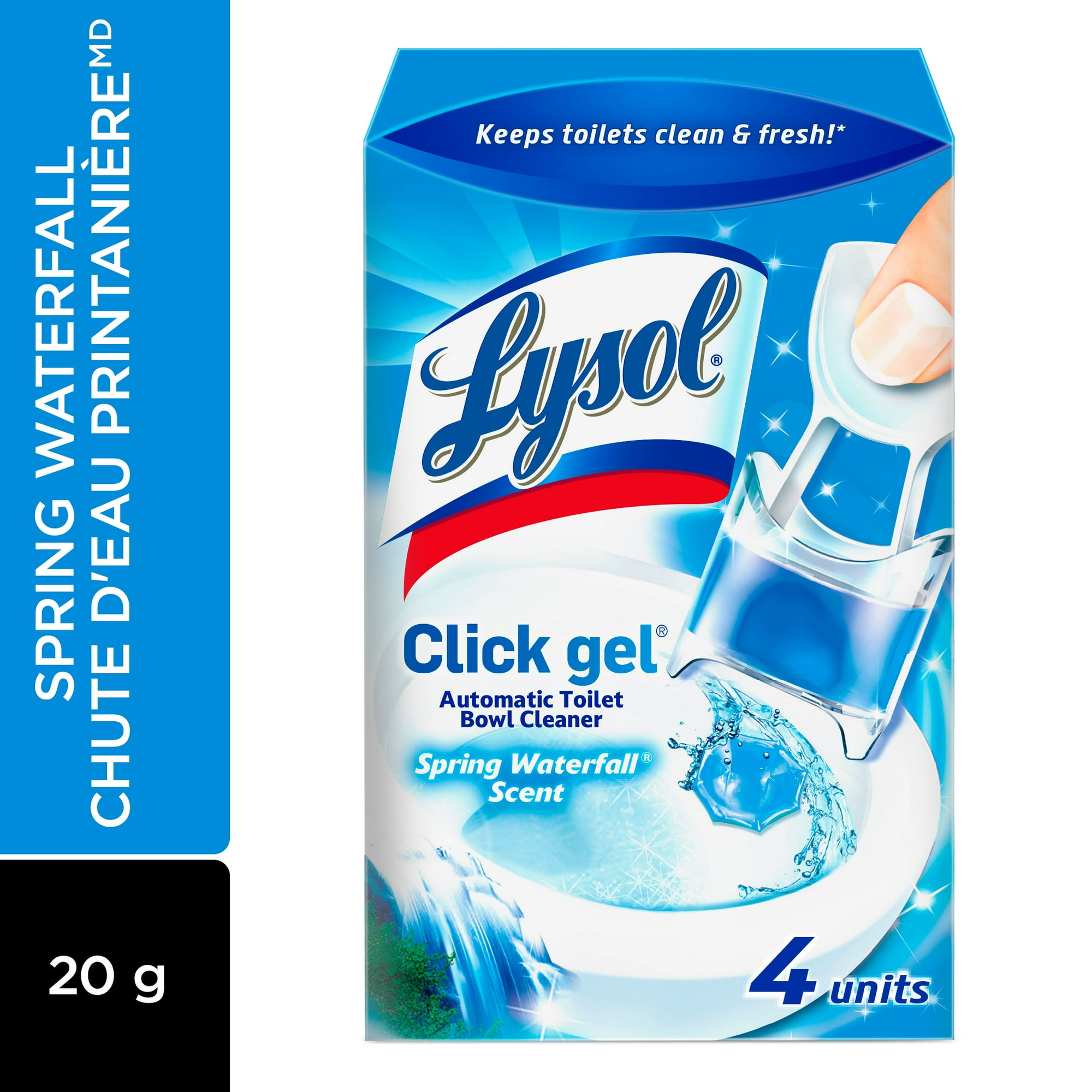 Click here for Lysol Click Gel Spring Waterfall Toilet Bowl Clean... prices