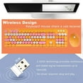 Wireless Keyboard Mouse Combo 104 Key Full Size Usb Cordless Keyboard