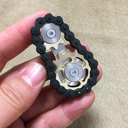 JOYWEI sprocket flywheel fidget spinner sprocket metal chain toy gear ...