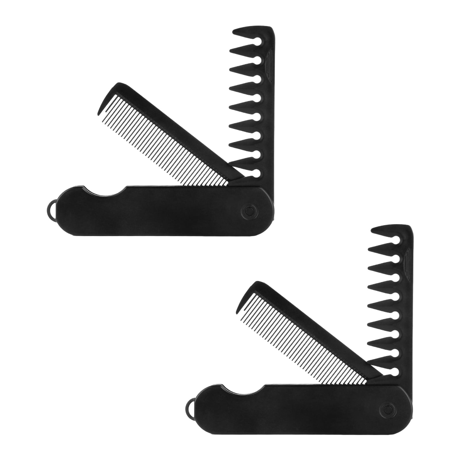 Hioecau Folding 2 in 1 Hair Comb for Men Fluffy Texture Styling Comb ...