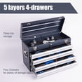 FENGFAN 21 Inch Heavy Duty Steel Tool Box 4 Drawers Ball Bearing Slide ...