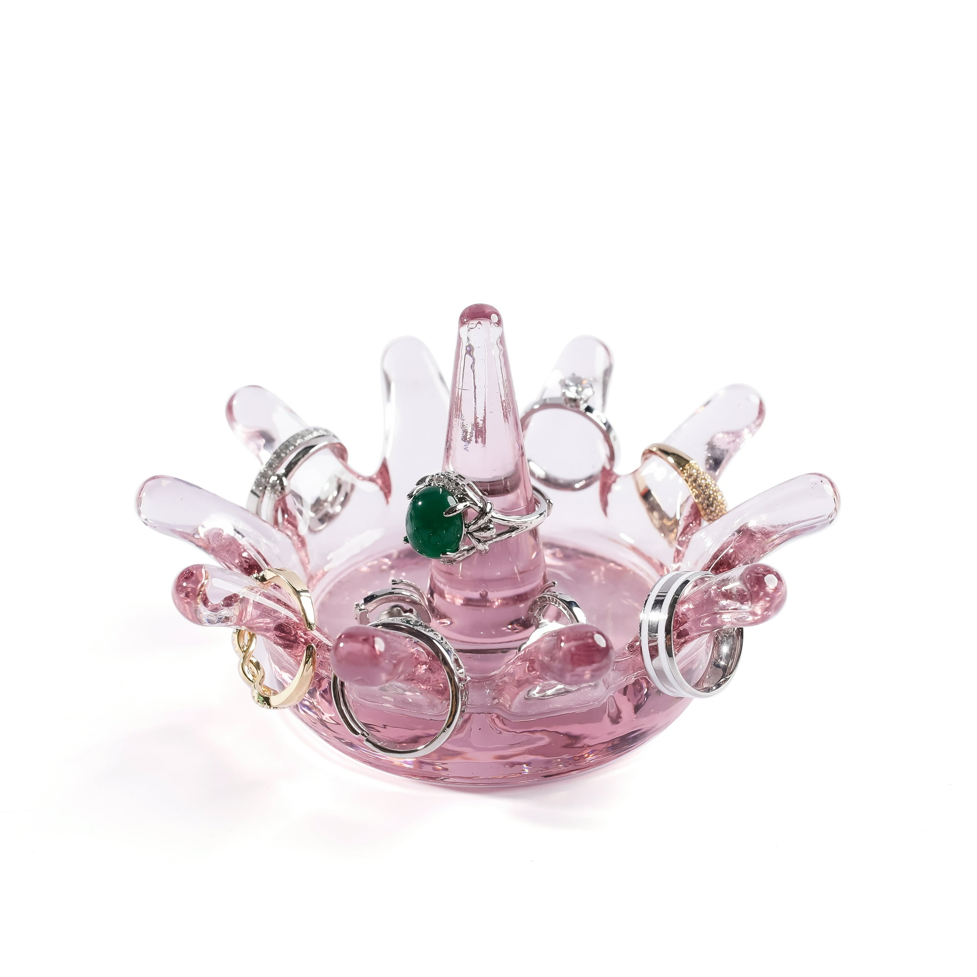 Click here for Gala Houseware Pink Crown Jewelry Ring Display Hol... prices