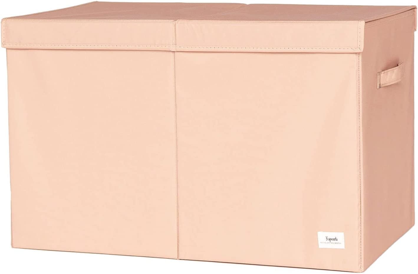 3 Sprouts Recycled Fabric Folding Chest Organizer in Clay - Collapsible ...