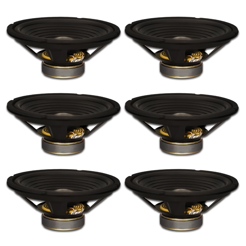 6 Goldwood Sound GW-210/8 OEM 10" Woofers 220 Watts each 8ohm ...