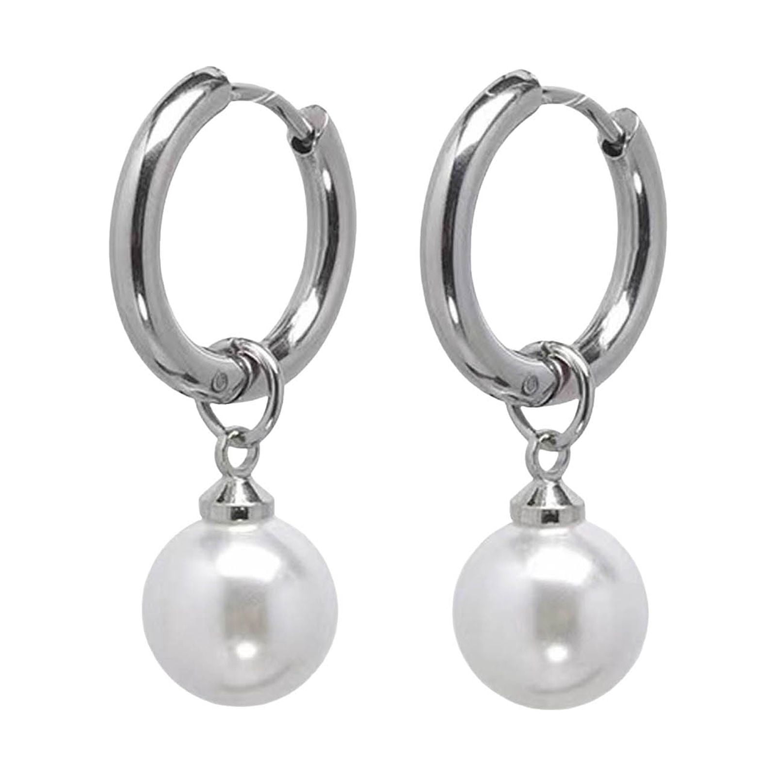 Click here for Mklekyysilver Earrings A Pair Of Pearl Earrings Pe... prices