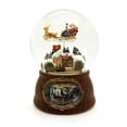 Roman 6.25" Santa with Train Christmas Musical Snow Globe - Walmart.com