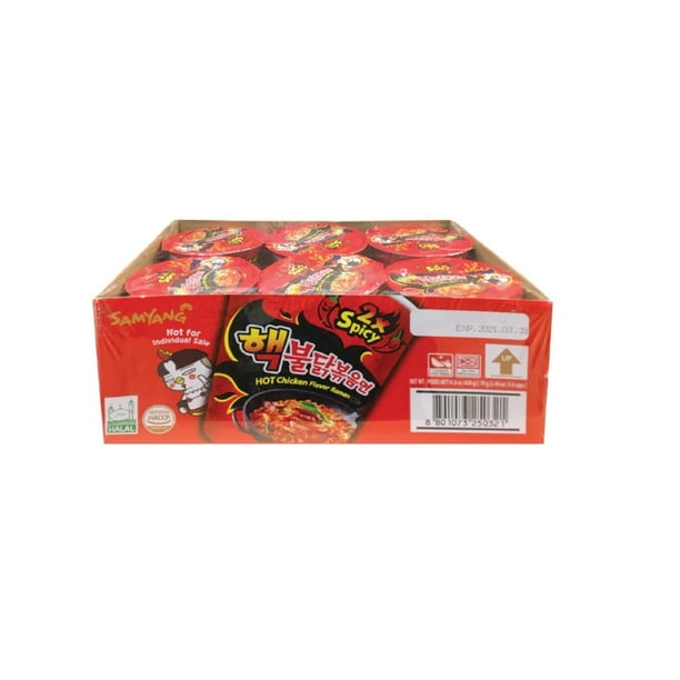 SAMYANG 2X HOT CHICKEN FLAVORED CUP RAMEN 70g*6 - Walmart.ca