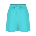 CAIVO Girls Summer Casual Shorts Feel Elastic Waist With For Big Kids ...