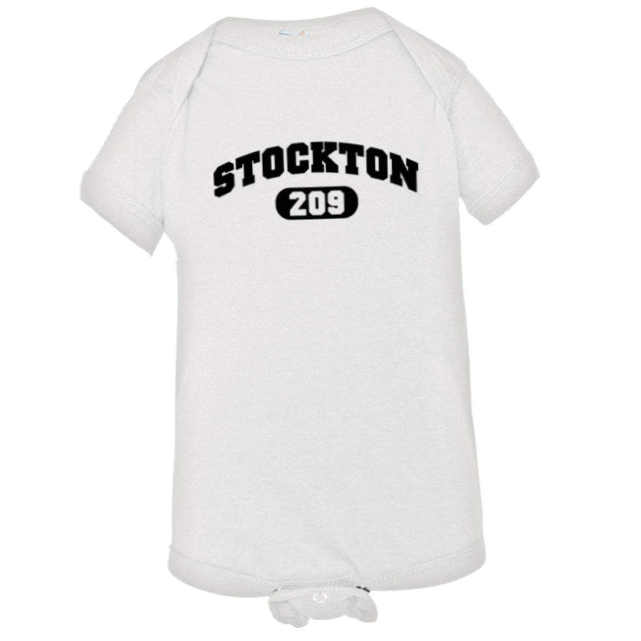 PleaseMeTees™ Baby Stockton 209 MMA Area Code California HQ Jumpsuit ...