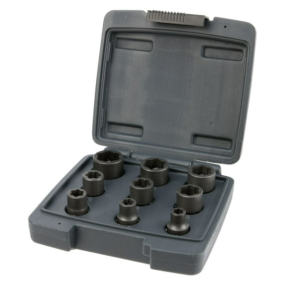 Performance Tool W38917 3/8-Inch Drive 9 Piece Bolt Extractor Set ...
