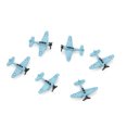 6pcs 1/1000 Scale US Aircraft Carrier Aircraft Plane Model Aviation ...