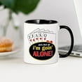 CafePress - Im Going Alone Mug - 11 oz Ceramic Mug - Novelty Coffee Tea ...