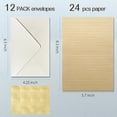 - Stationery Set Design with 24 Writing Sheets, 12 Envelopes (4x6) & 12 ...