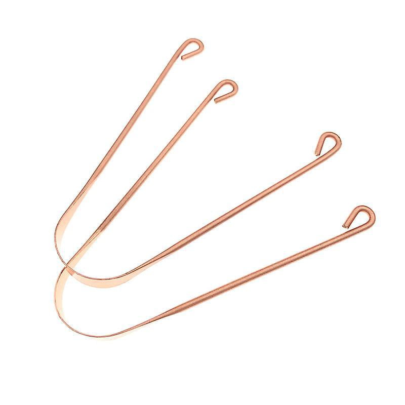 Click here for Douhu 2 Pieces 11.8*9cm Pure Copper Tongue Scraper... prices