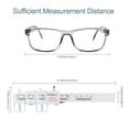 HBMYN Measure Optical Vernier PD Ruler Plastic PD Ruler for Eyeglasses ...