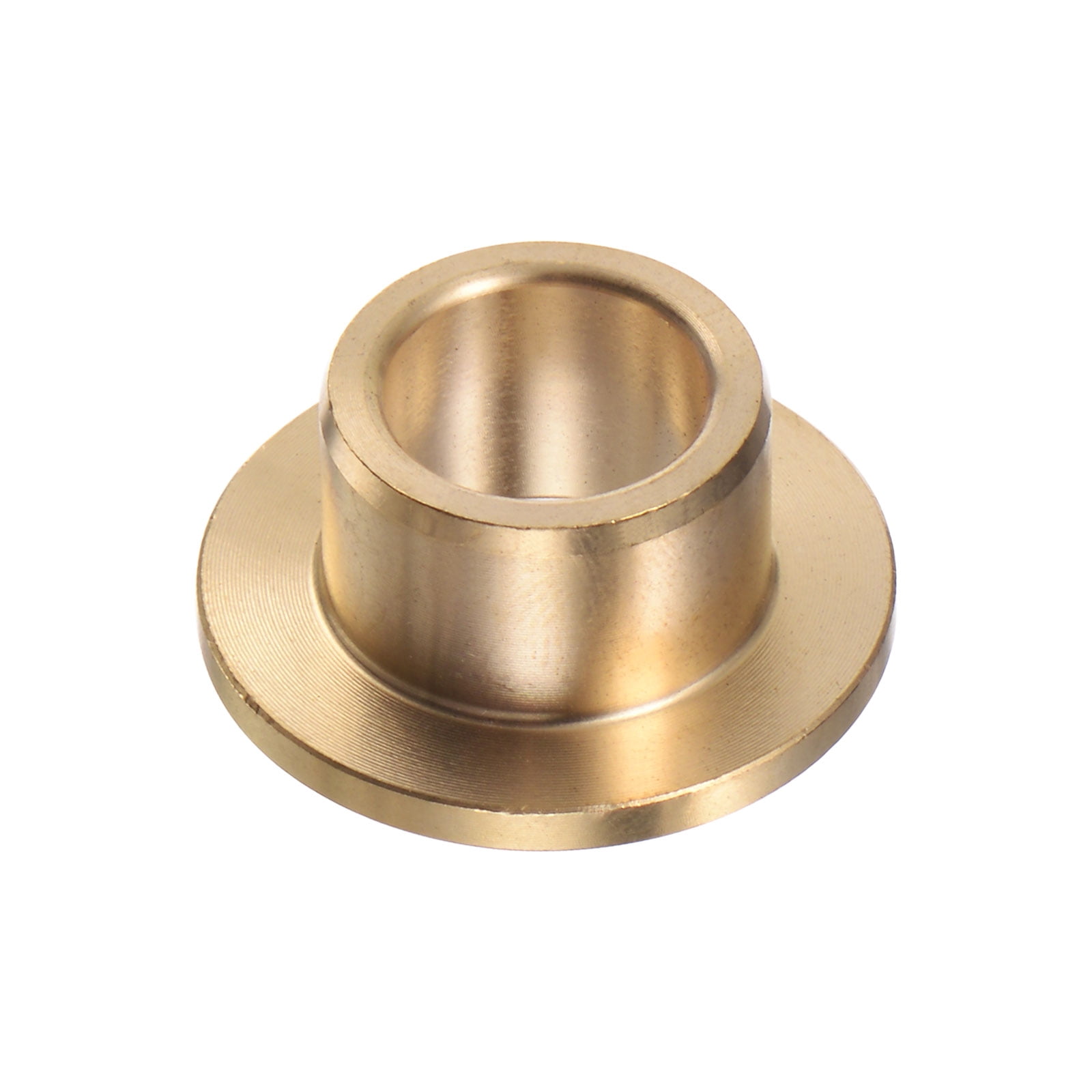 Flange Bearing Sleeve 10mm x 14mm x 10mm Bronze Self Lubricating ...