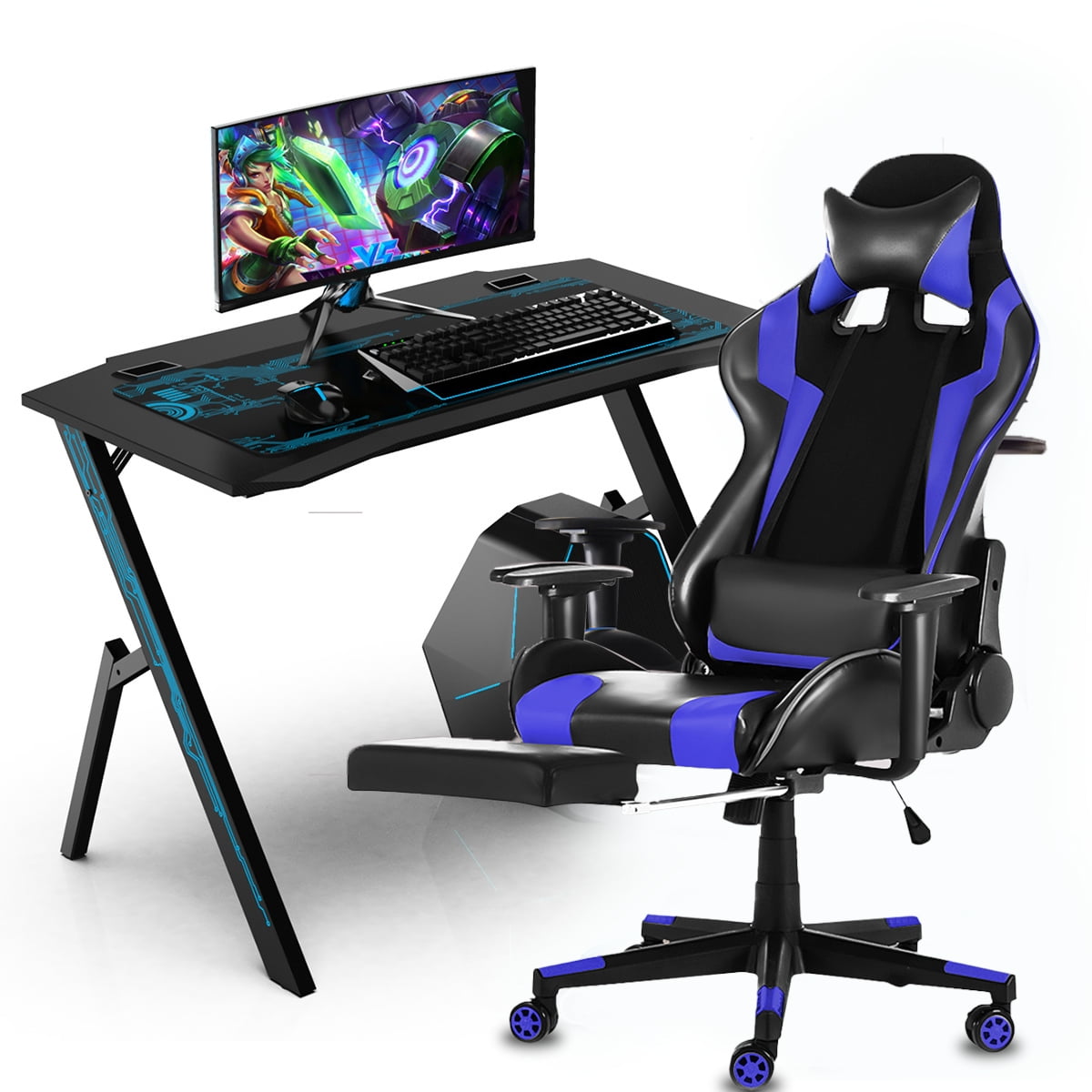 INSMA 43 Desktop Computer Gaming Desk Gaming Table Or Computer Gaming 