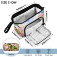 Alaza Turtle Flowers Butterfly Pencil Pouch Big Capacity Pencil Case