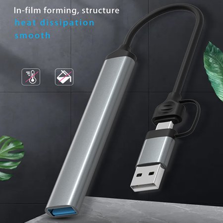 5 in 1 USB Hub Devices is made External Multi-port Data Transferring ...