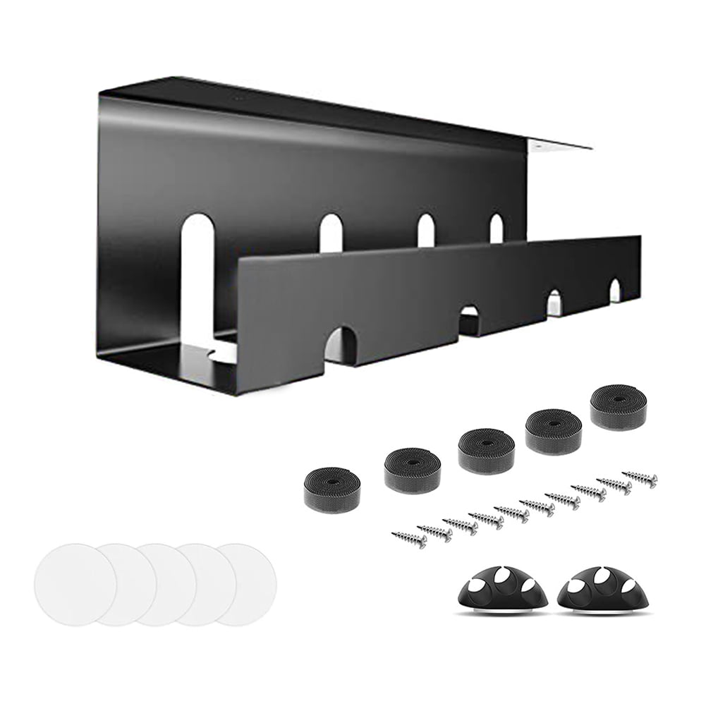 Raceway Under Desk Storage Cable Management Tray Cord Wire Organizer ...