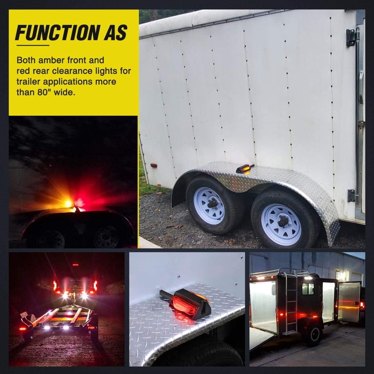Trailer Clearance Lights In Action Led Clearance Lights Side Marker
