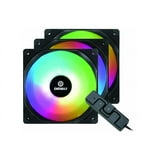 Enermax HF120 RGB PWM 120mm Case Fan, Addressable RGB Sync Via ...