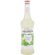 Monin Green Mint Syrup, 750ml - Bold Peppermint, Ideal for Beverages ...