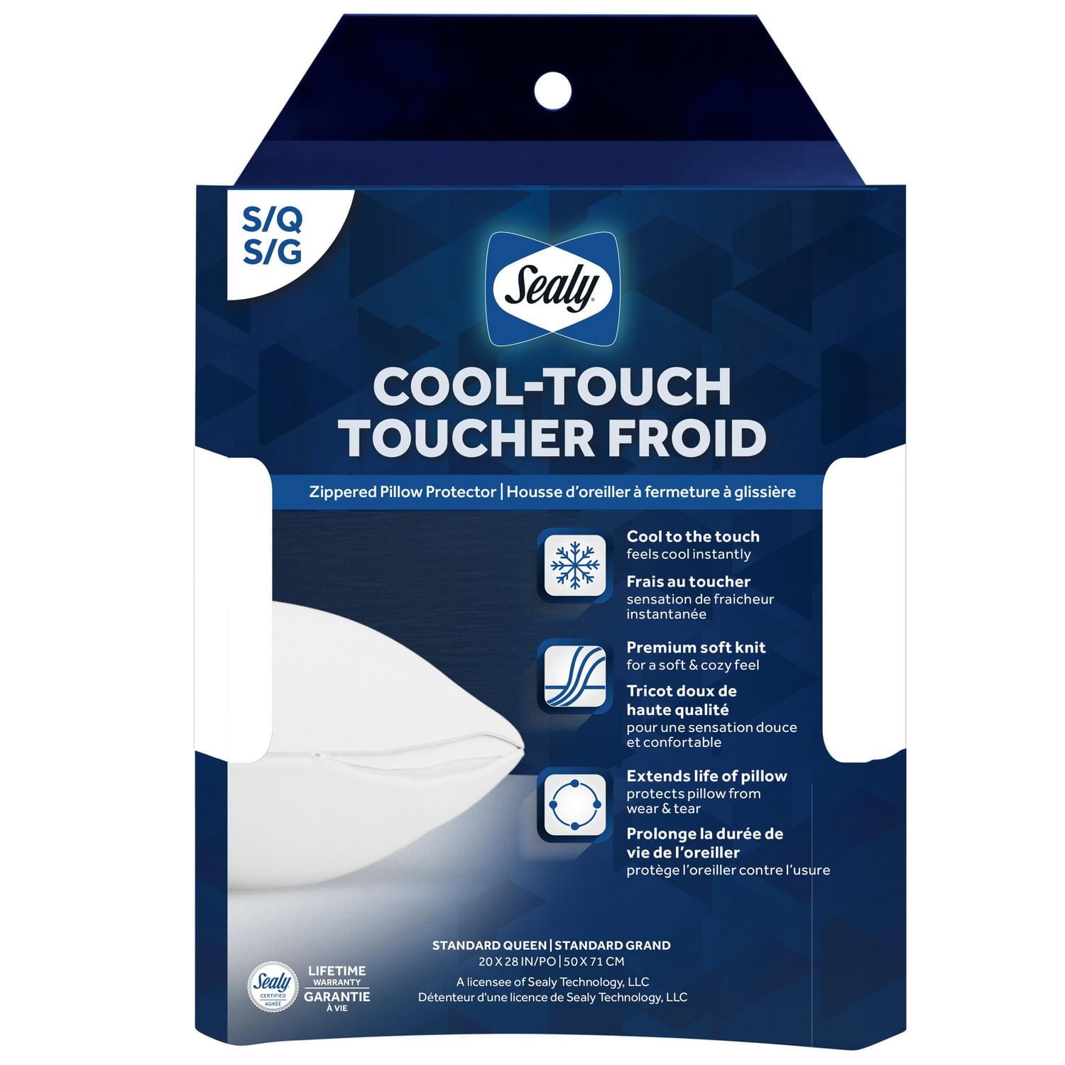 Click here for Sealy Cool Touch Pillow Protector prices