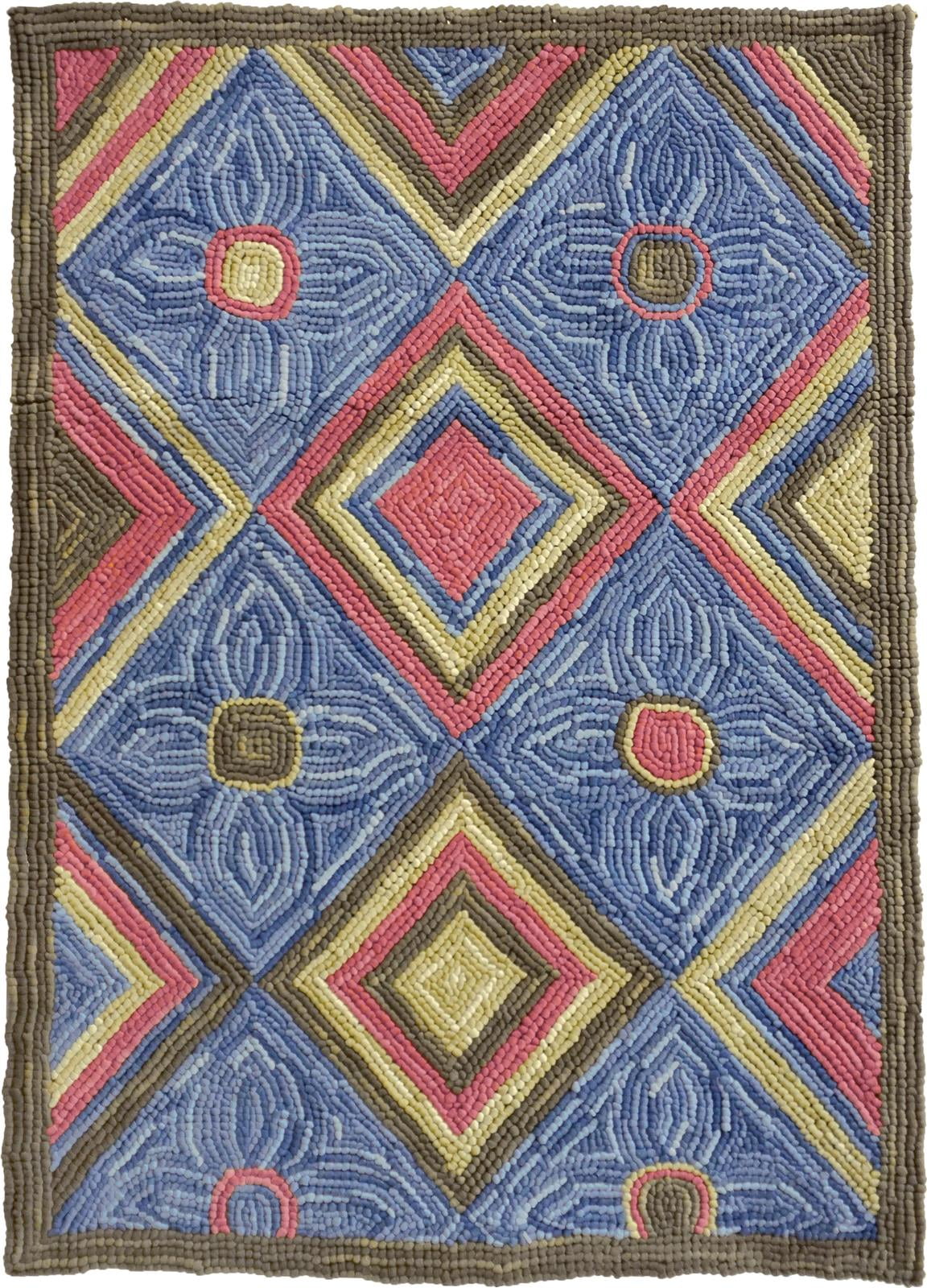 CAMP DIAMOND HEAD Rug Traditional Antique 2x3 3x2 Multi-Color Multi ...