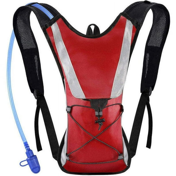 red Hydration Pack with 2L Hydration Bladder Lightweight Insulation ...