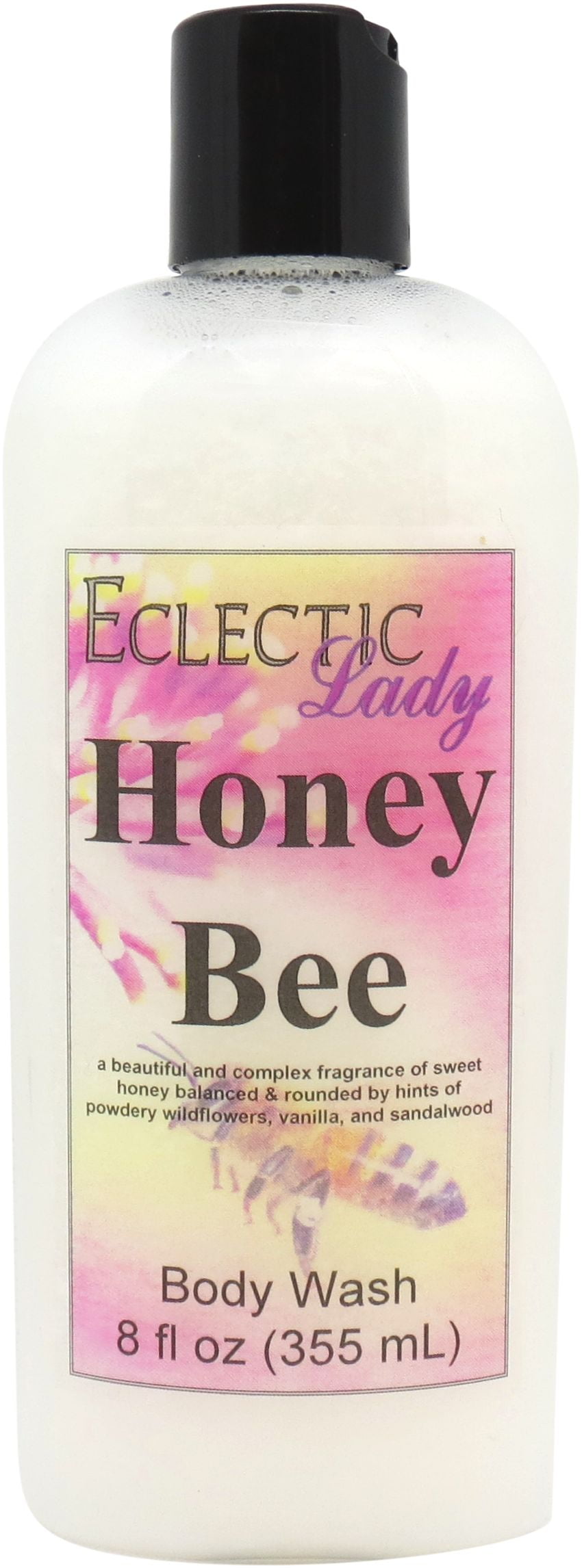 Honey Bee Body Wash by Eclectic Lady, Liquid Shower Gel for Women and ...