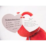 Ty Beanie Babies Sam the Bear - Red 400751 - Walmart.com