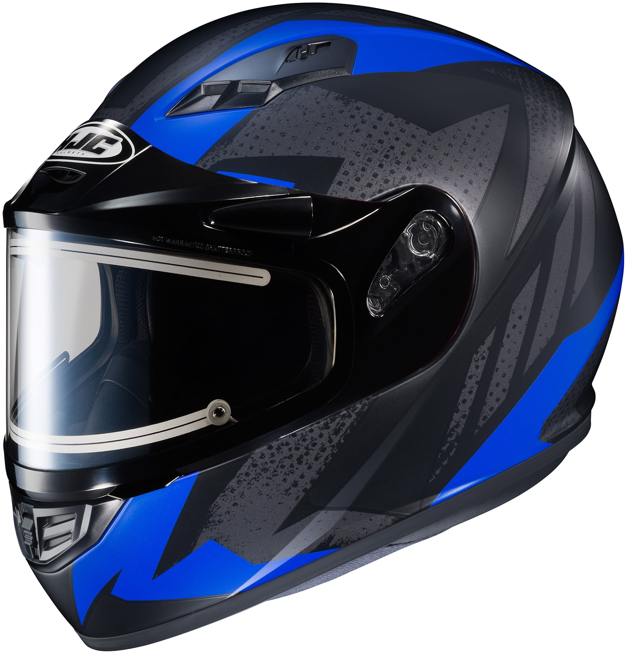 HJC CS-R3 Treague Graphic Electric Lens Snow Helmet Blue SML 1256-1132 ...