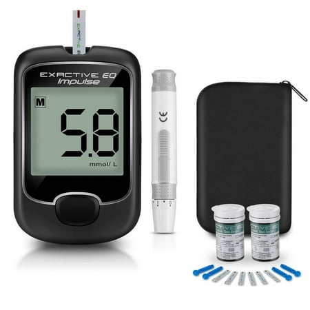 Goriertaly Sugar with Test Strips LCD Displaying Screen Health Test Kit ...