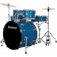 Ludwig BackBeat Complete 5-Piece Drum Set With Hardware and Cymbals ...