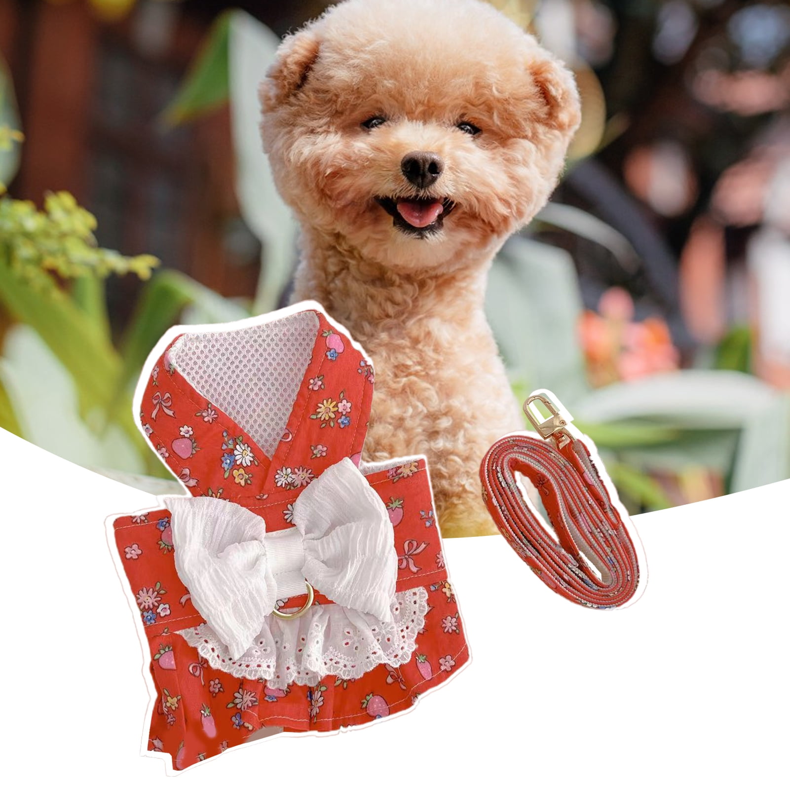 Mosey Stylish Pet Clothes Bow-knot Design for Daily Wear Vibrant Color ...
