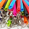 14pcs Spiral Retractable Spring Coil, Keychain Anti-Lost Stretch Cord ...