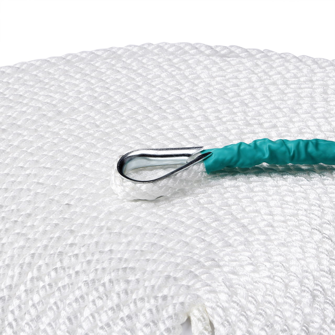 Buy Carbole Nylon Solid Twisted Three Strand Braid Anchor Rope, 3/8 x ...