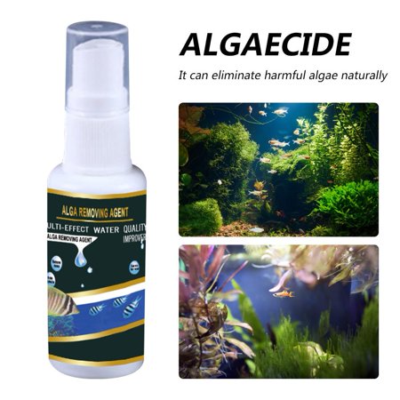 AIHOME 30ML Garden Pool Aquatic Algae Control Purifier Algaecide Coral ...