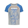 SEGA Sonic The Hedgehog Boys T-Shirt 2 Pack, Black, Grey, Blue, Sizes ...