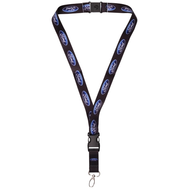 Plasticolor Ford Oval Logo Automotive Lanyard, Black & Blue, 1 Piece ...