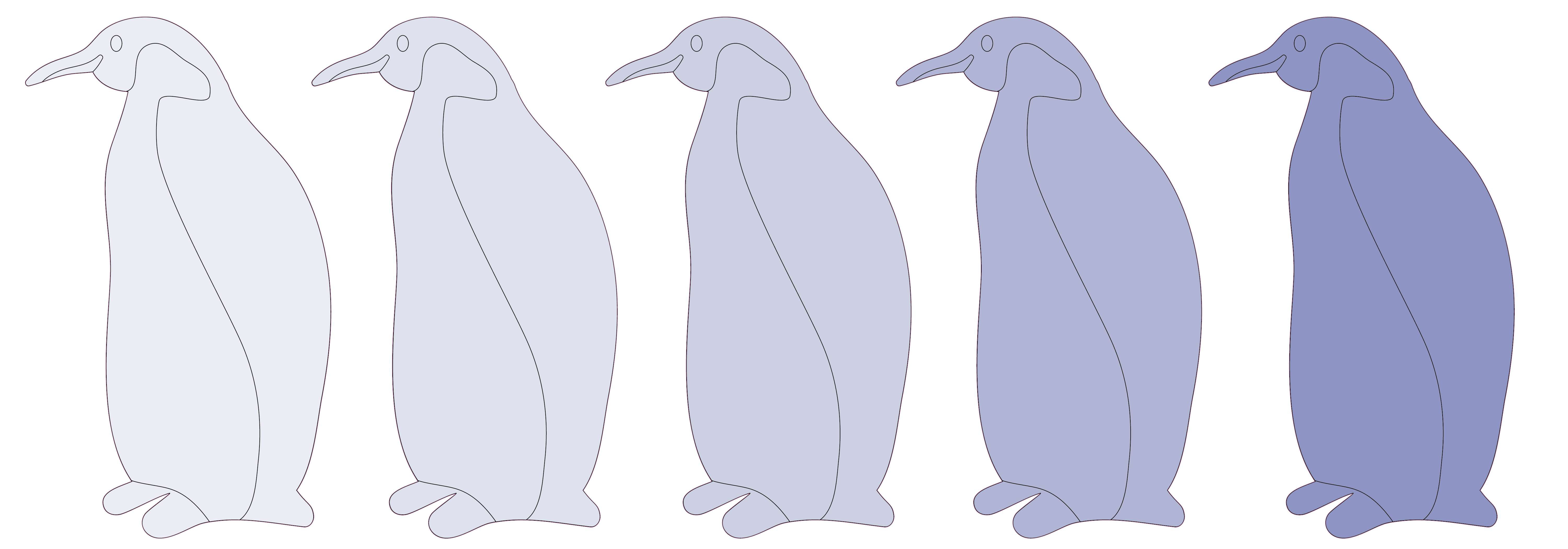 Penguin X Ray Artwork for Nursery Vinyl Wall Decal - Polar Animal with ...